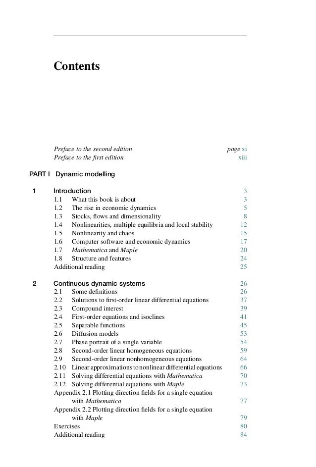 [diagram] Economic Dynamics Phase Diagrams And Their Economic