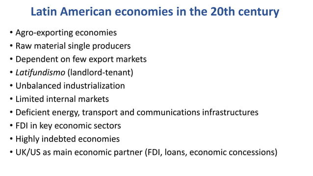 Economic dynamics and policies in Latin America - History.pptx
