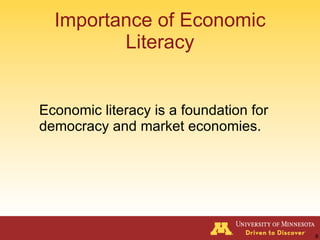 Economic Education | PPT