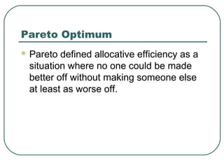 Economic Efficiency Definition