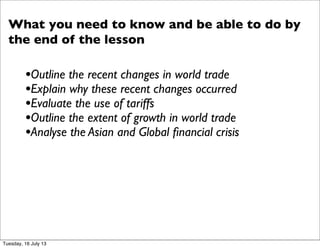 Economic elements of globalisation and their effects | PDF