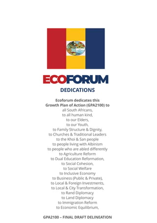 Economic emancipation forum manifesto | PDF