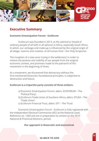 Economic emancipation forum manifesto | PDF