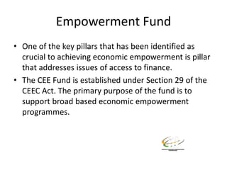 Economic empowerment beyond access to finance. | PPTX