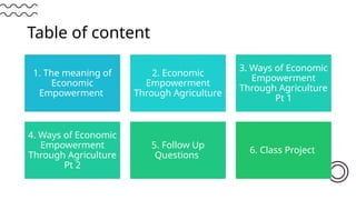 economic empowerment through agriculture.pptx