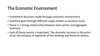 Macroeconomic Environment for Investment Desicions | PPTX