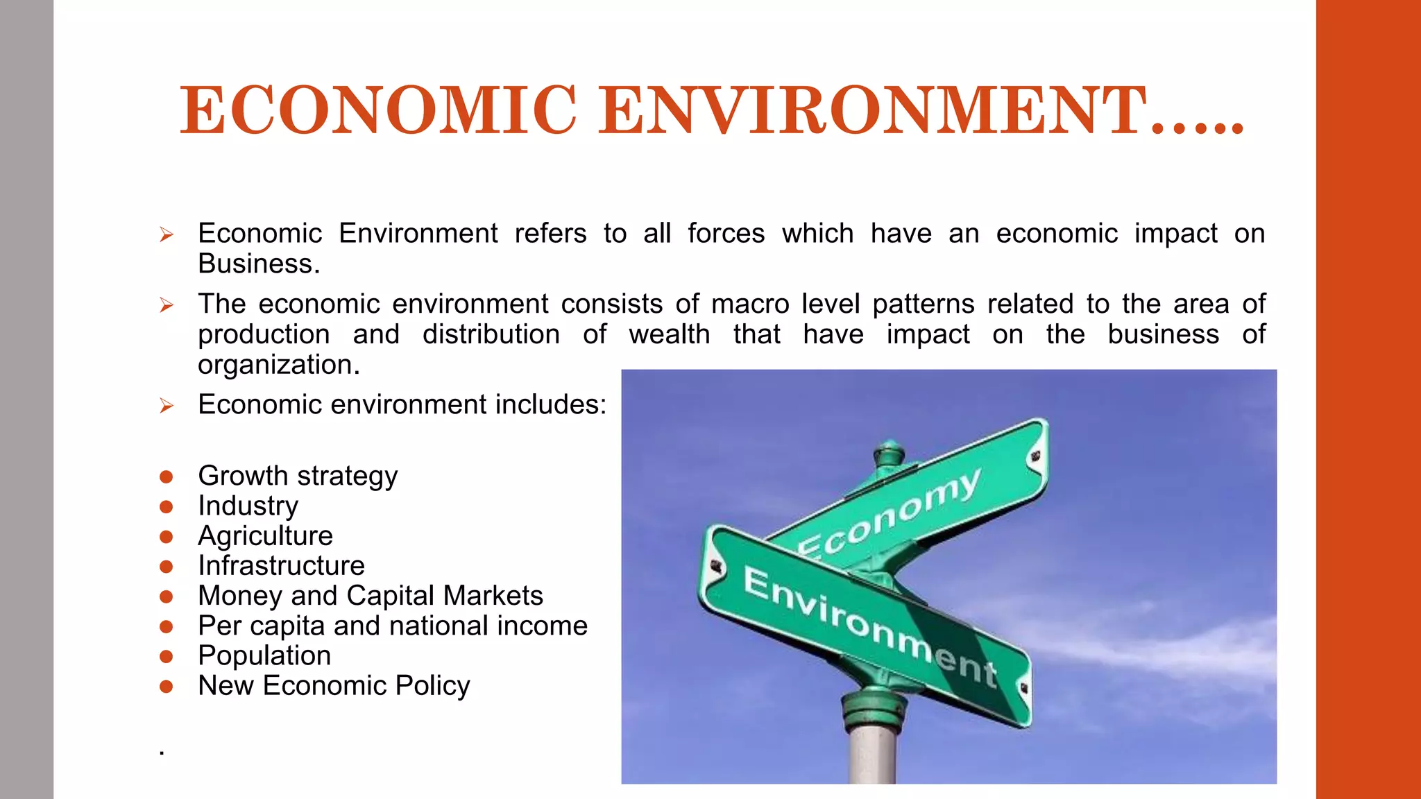 Economic environment | PPT