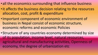 Economic environment | PPT