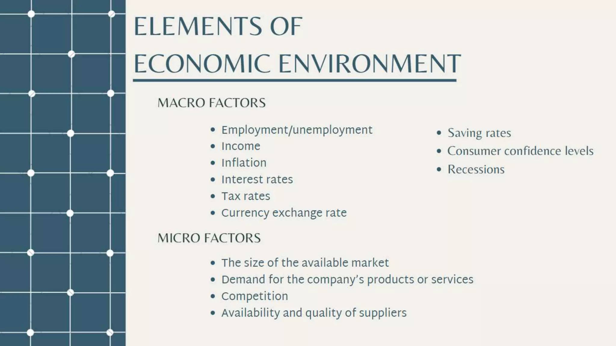 Economic environment | PPT