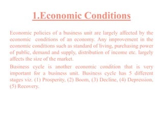 Economic environment & structural changes in economy | PPTX