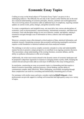 Economic Essay Topics.pdf