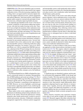 Economic Evaluations of Medication Safety Interventions in Primary and ...