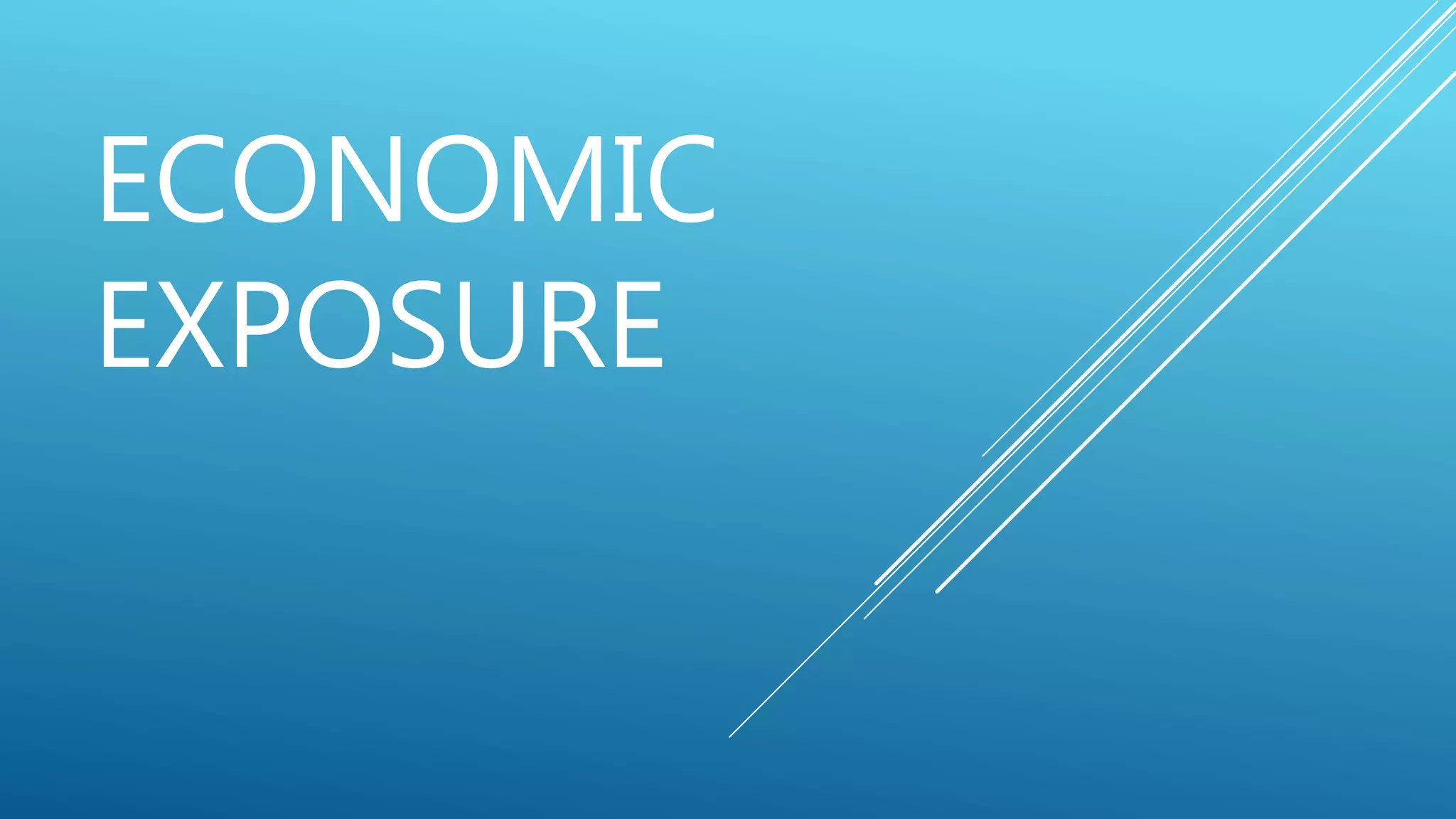 Economic exposure | PPTX