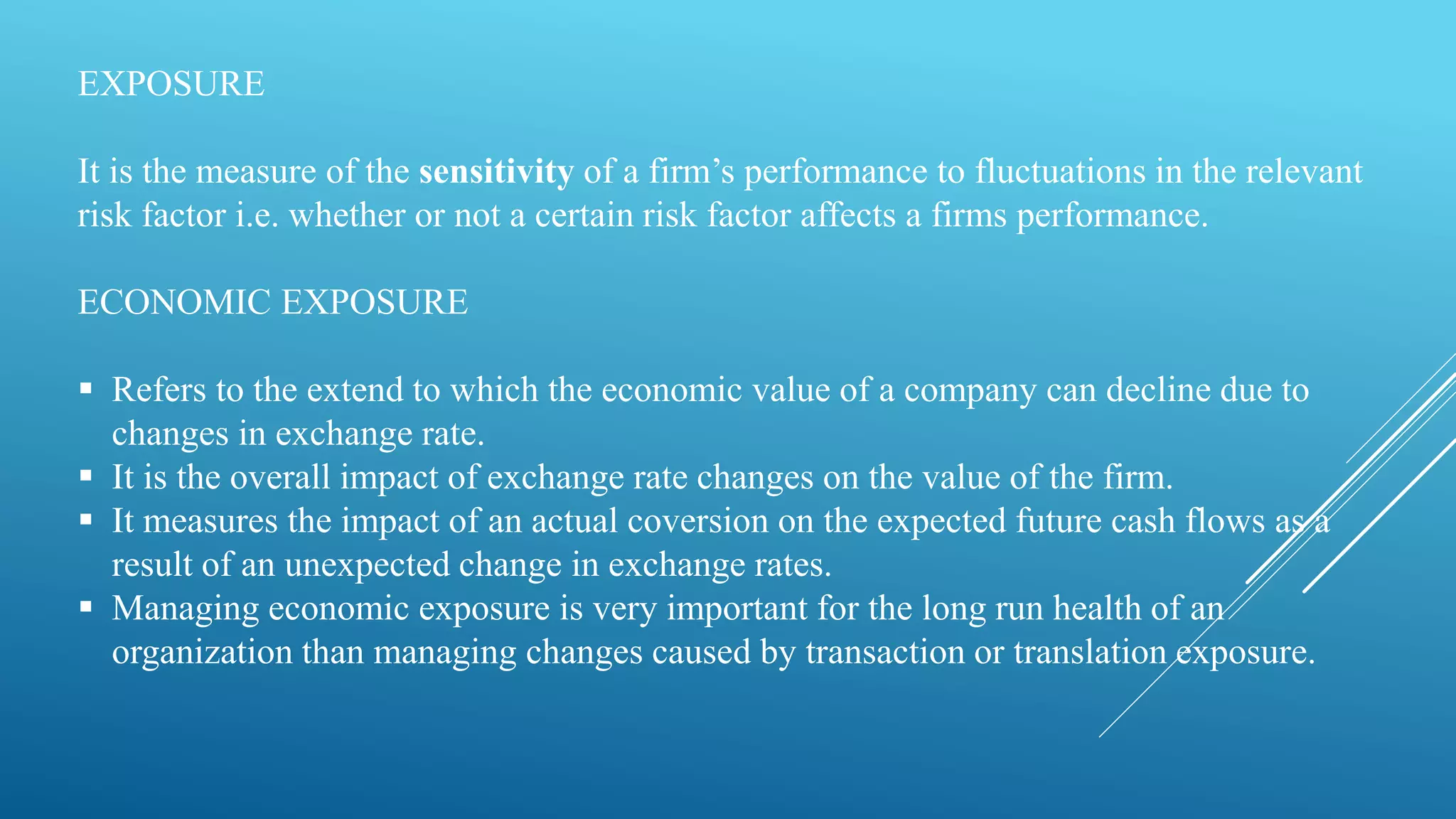 Economic exposure | PPTX