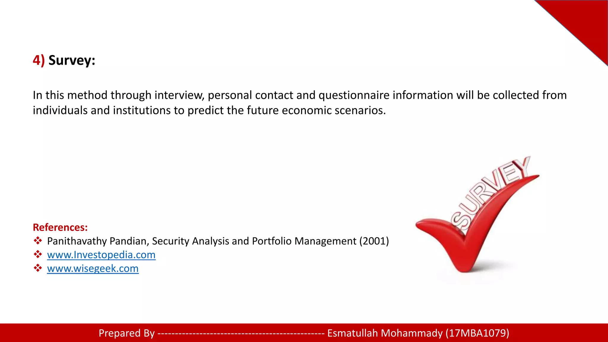 Economic forecasting Techniques | PPTX