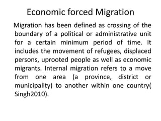 Forced Migration Definition