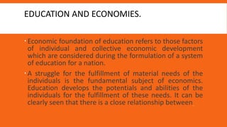 Economics Foundations of Education pakistan.pptx