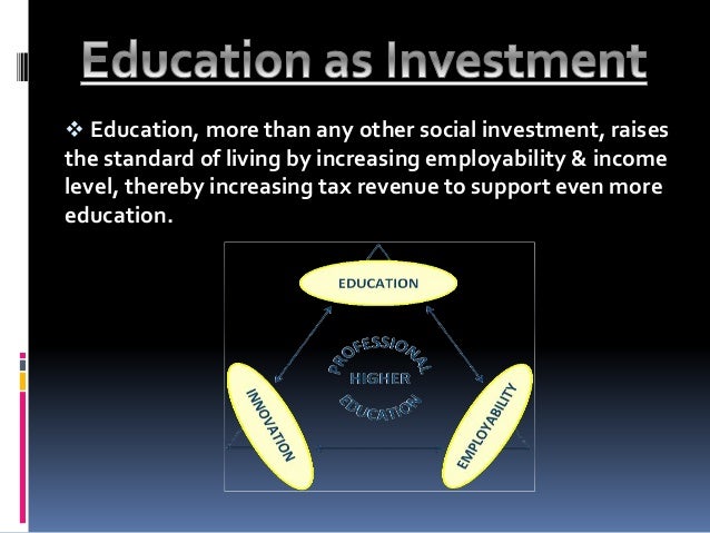 Economic foundations of education