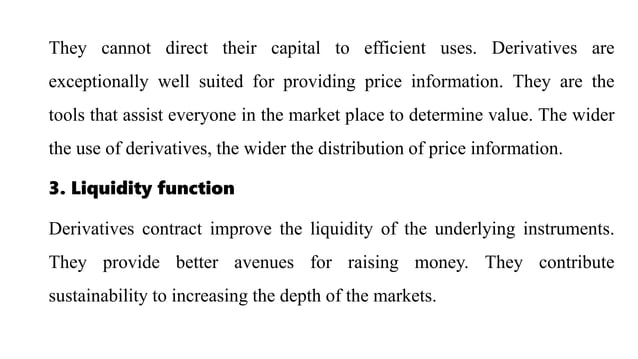 Economic functions of Derivative contracts.pptx