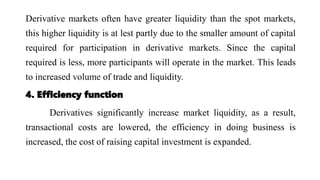 Economic functions of Derivative contracts.pptx