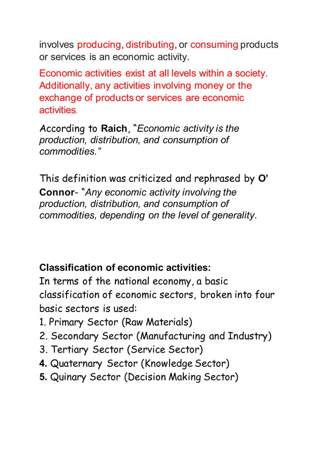 Introduction to Economic geography | DOCX