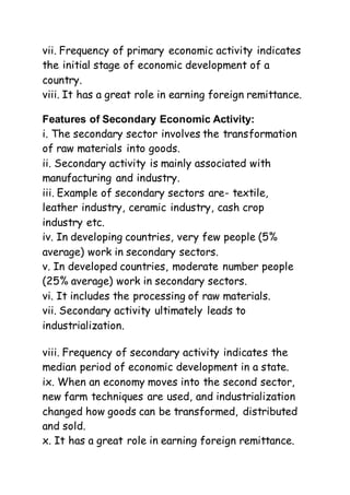 Introduction to Economic geography | DOCX