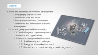 Economic Geography | PPTX