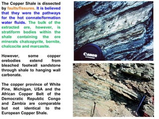 Economic geology - Diagenetic ore deposits | PPT