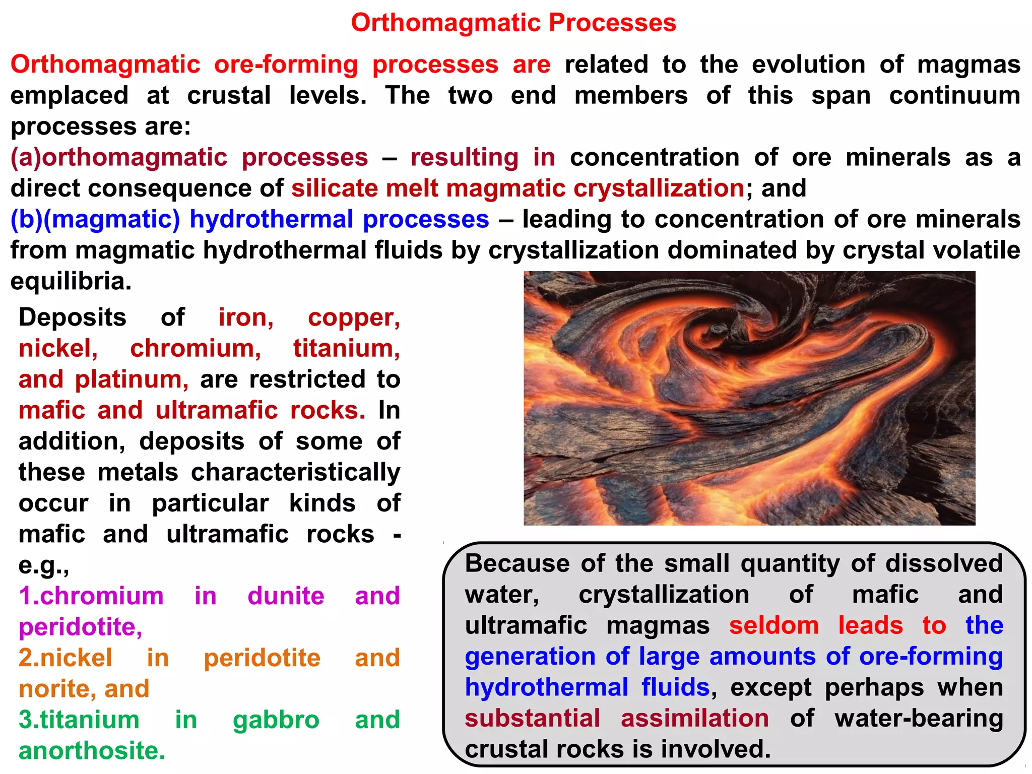 Economic geology - Magmatic ore deposits_1 | PPT