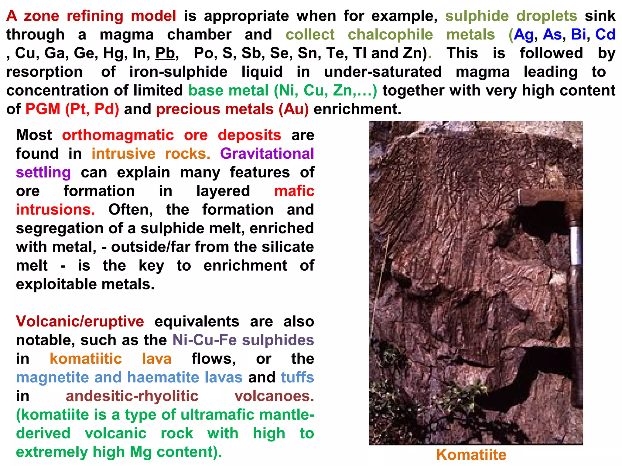 Economic geology - Magmatic ore deposits_1 | PPT