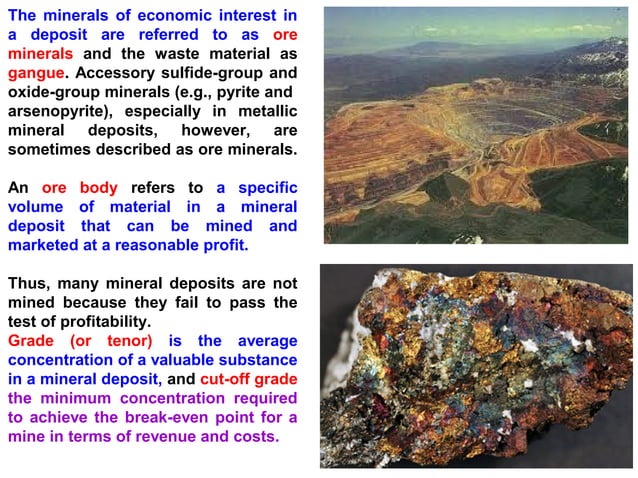 Economic geology - Magmatic ore deposits_1 | PPT | Geology | Science