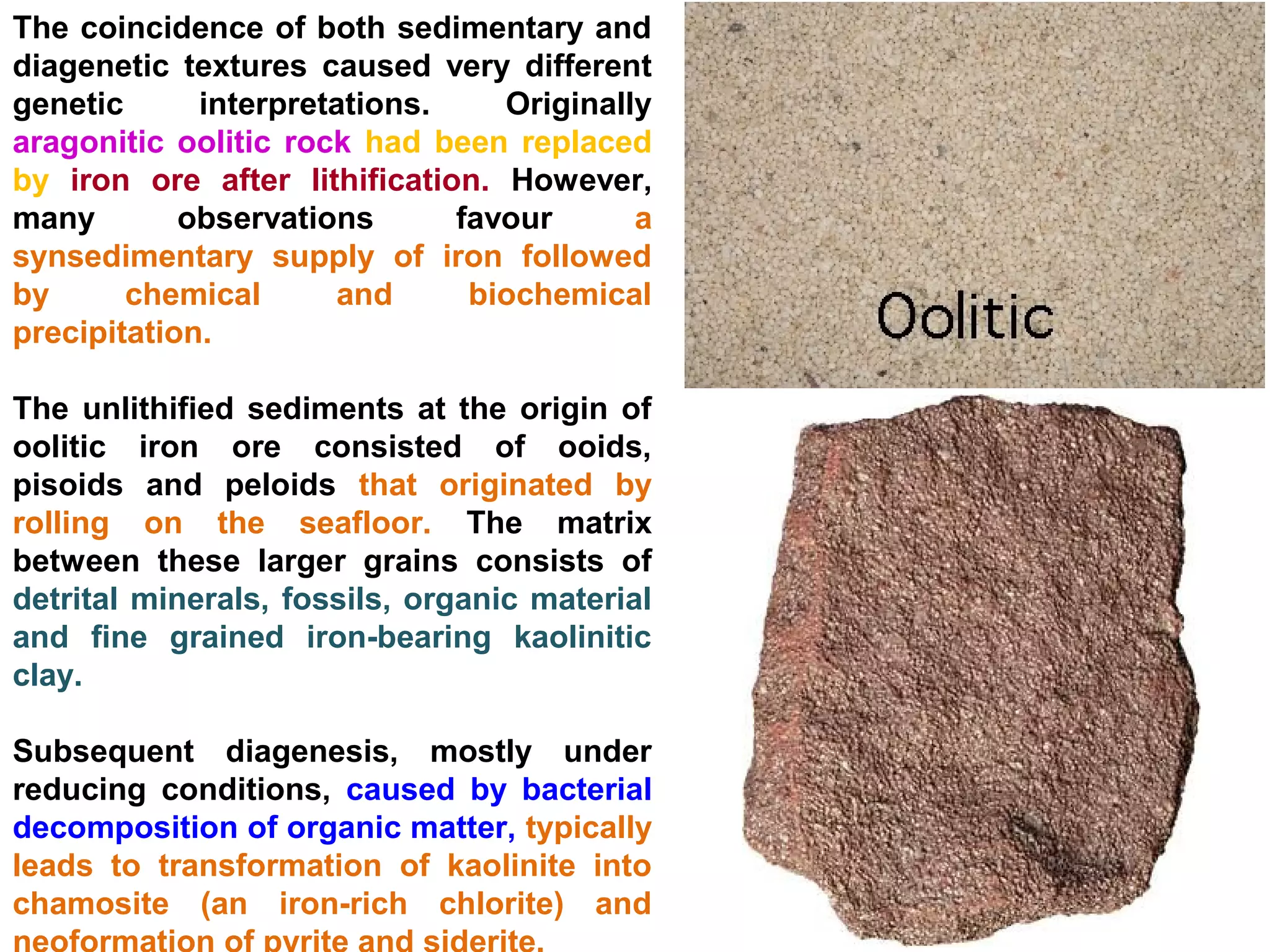 Economic geology - Sedimentary ore deposits | PPT