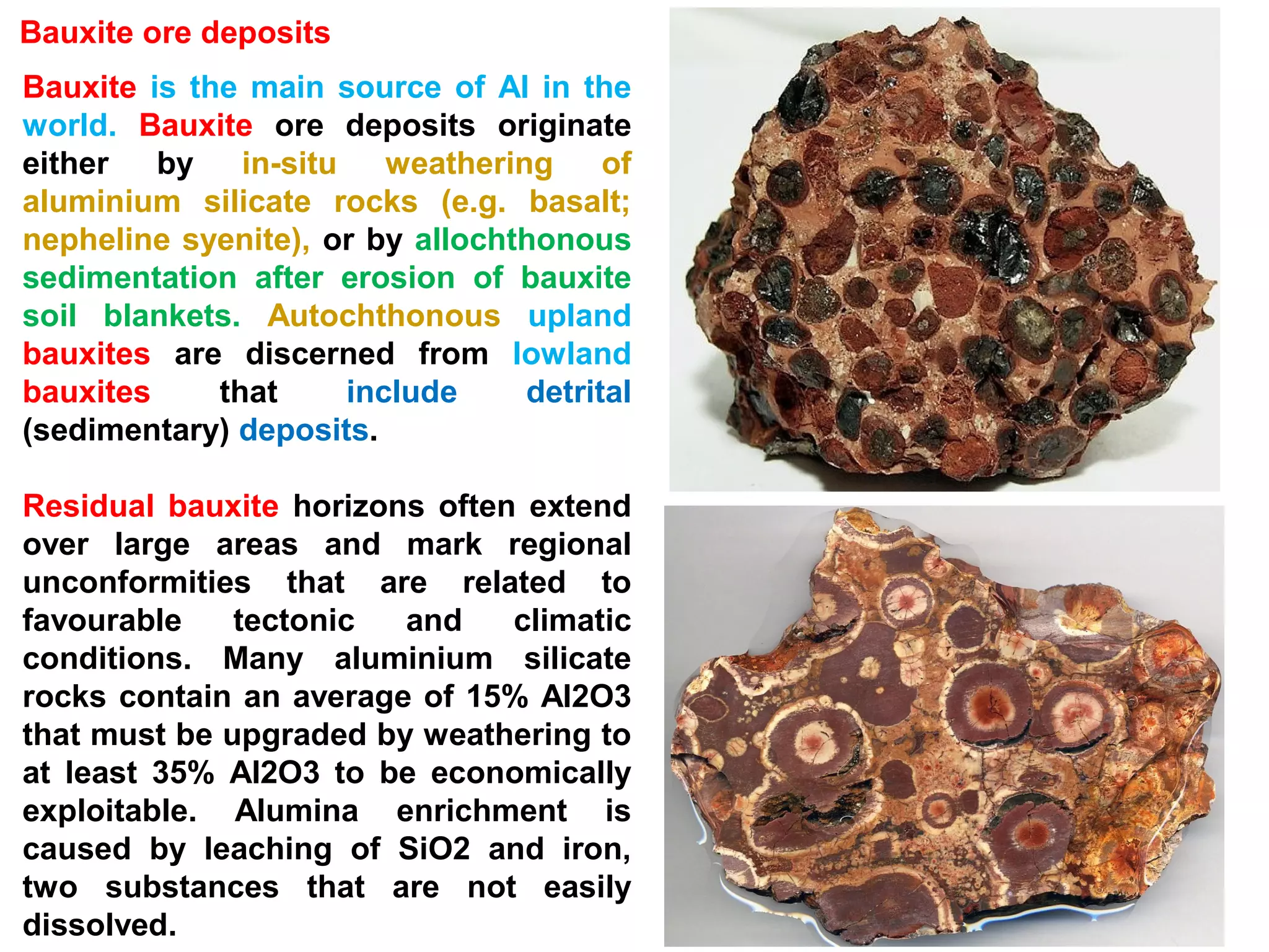 Economic geology - Supergene ore deposits | PPT