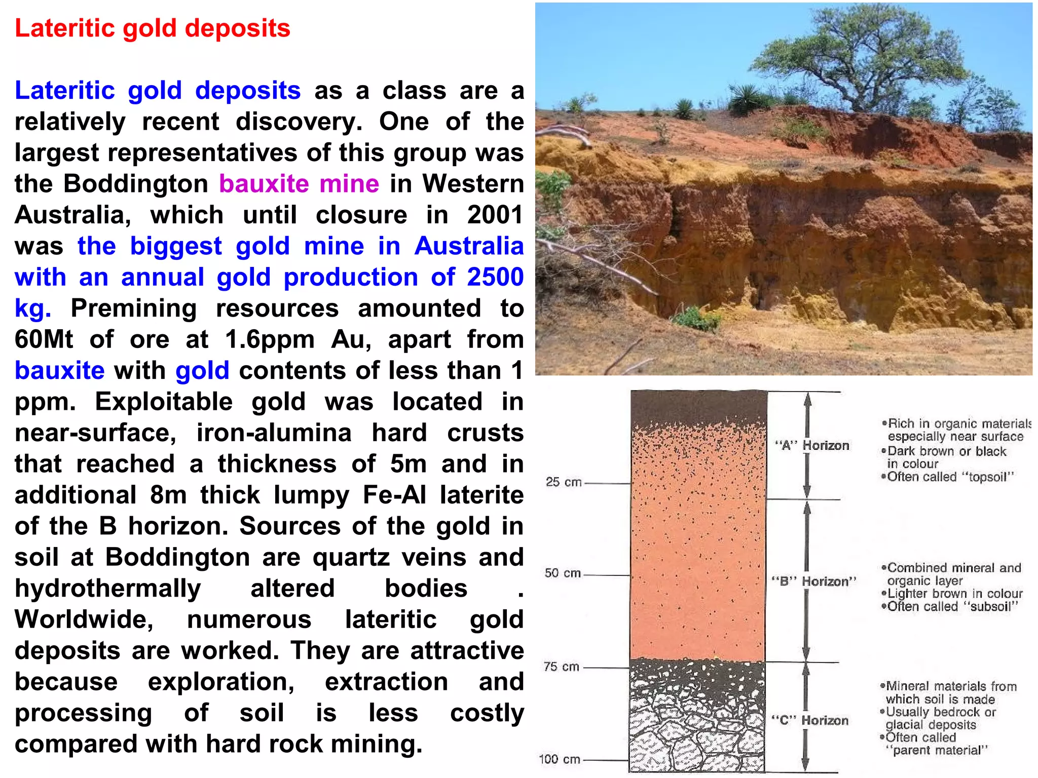 Economic geology - Supergene ore deposits | PPT