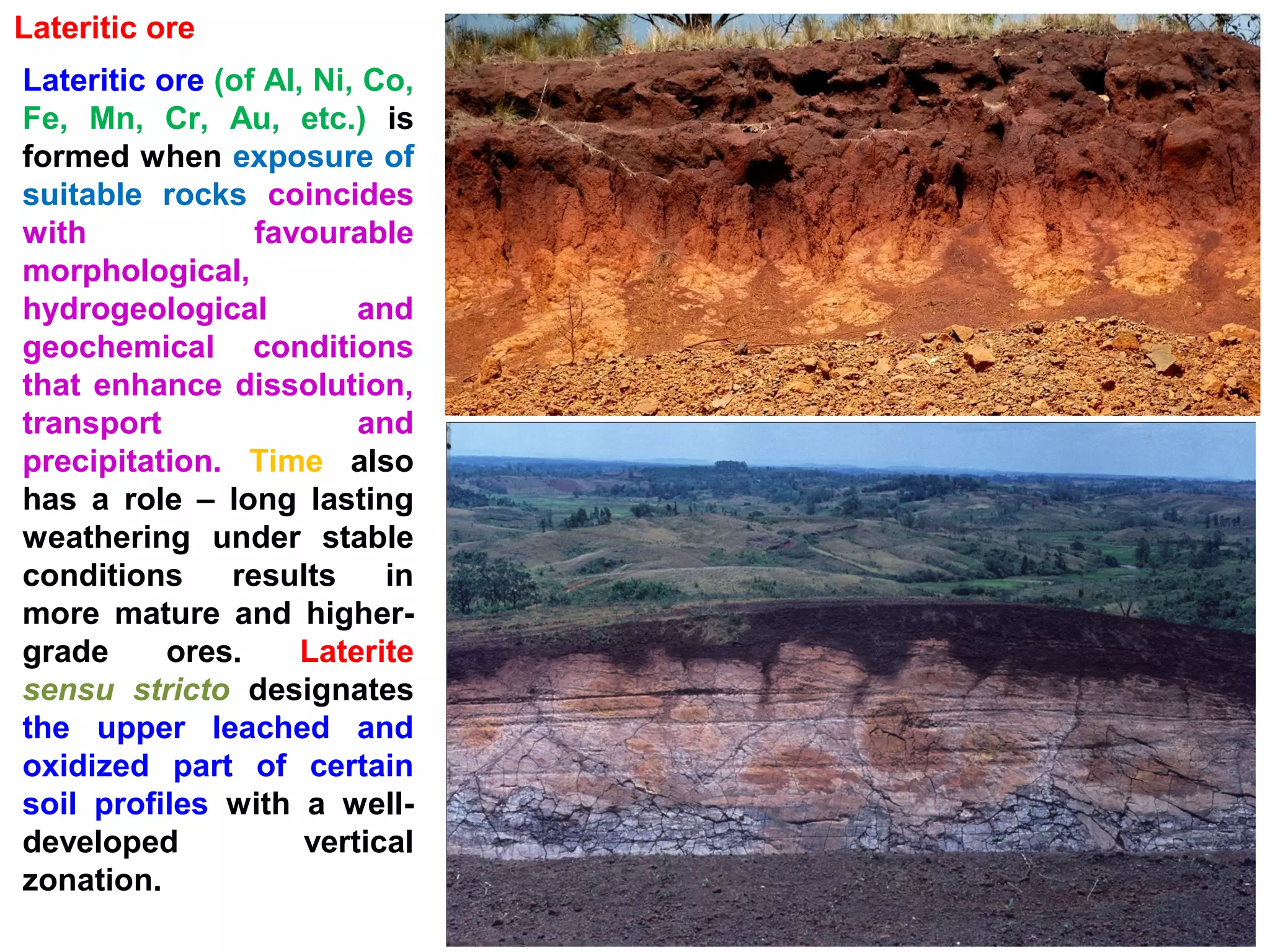 Economic geology - Supergene ore deposits | PPT
