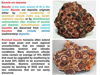 Economic geology - Supergene ore deposits | PPT
