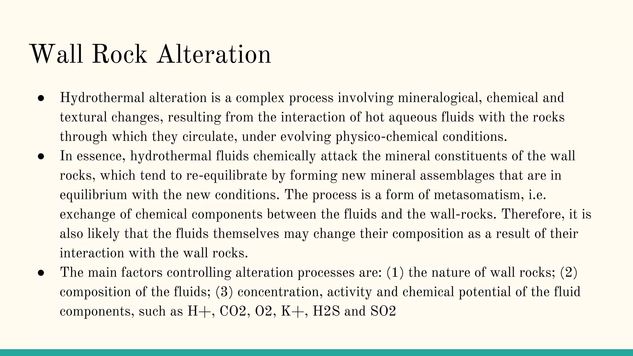 Wall Rock Alteration | PPTX