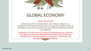 AN INTRODUCTION TO ECONOMIC GLOBALIZATION | PPTX