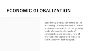 Economic globalization and sustainable development.pptx | Business ...