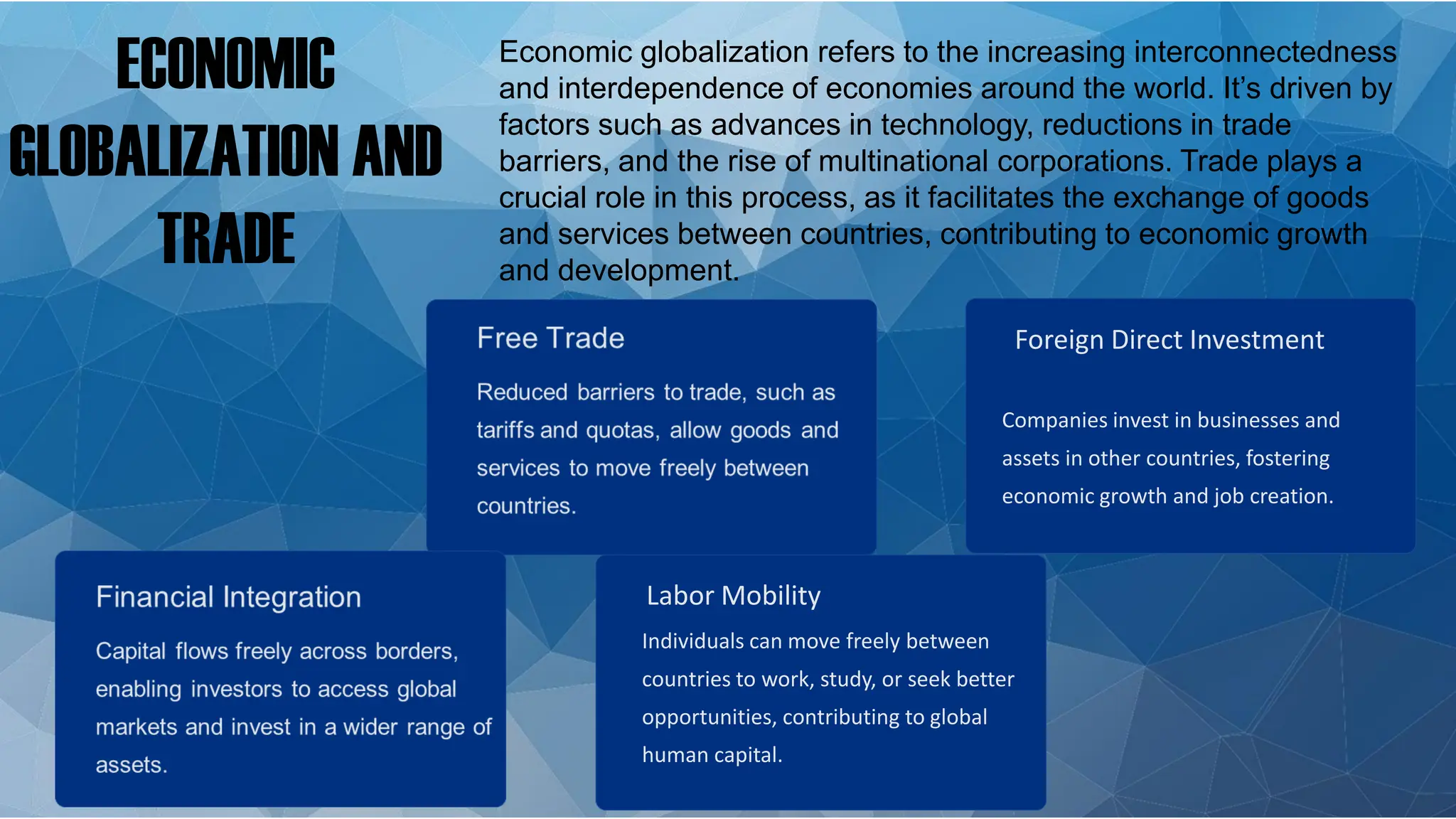 ECONOMIC GLOBALIZATION AND TRADE........ | PDF