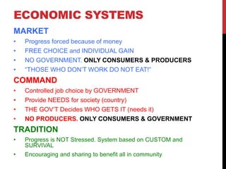 Economic goals | PPTX
