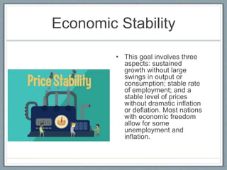 Economic goals | PPTX