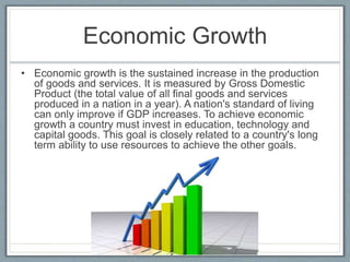 Economic goals | PPTX