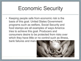 Economic Security Examples
