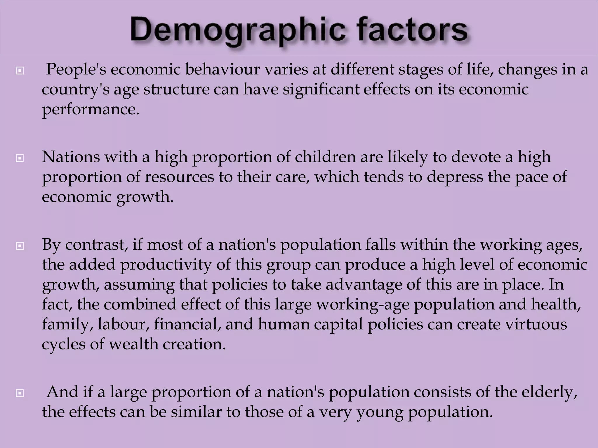 Economic growth & factors affecting economic growth | PPTX