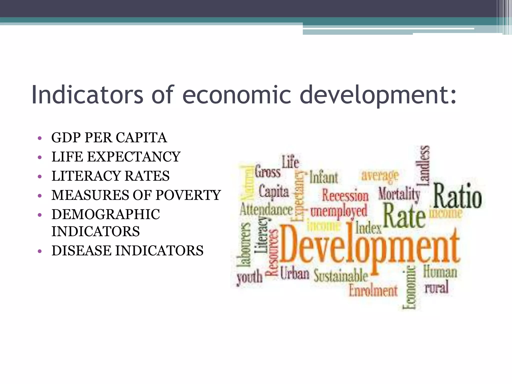 Economic growth and development | PPTX