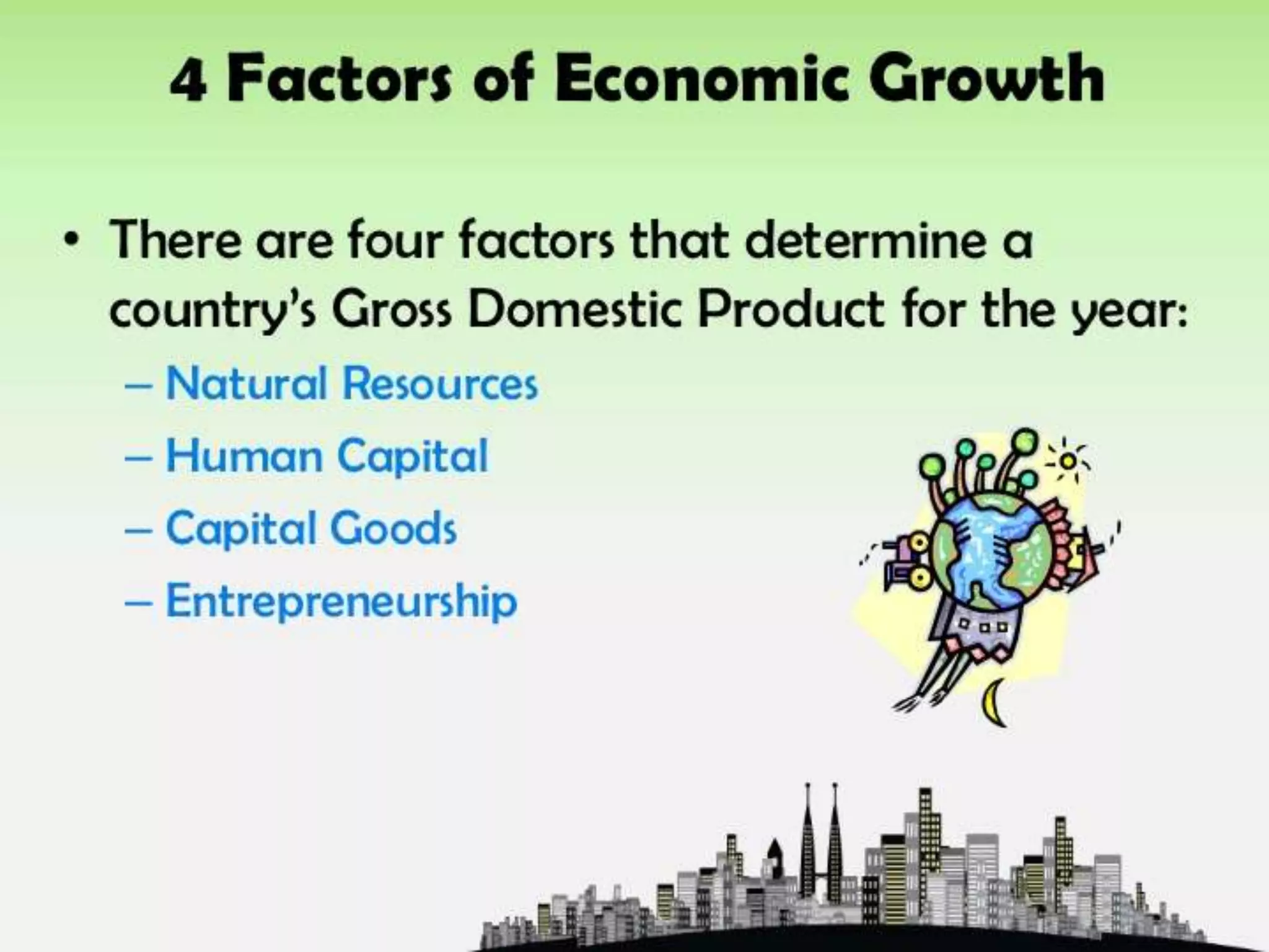 Economic growth and development | PPTX