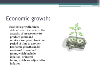 Economic growth and development | PPTX
