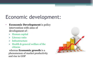 Economic growth and development | PPTX