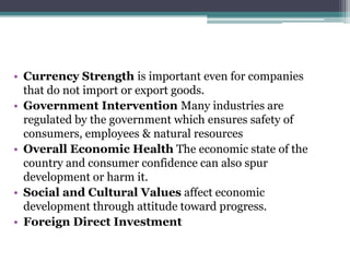 Economic growth and development | PPTX